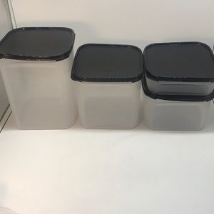 Tupperware | Kitchen | Tupperware Mates Modular Square Seal 4 Pc | Poshmark